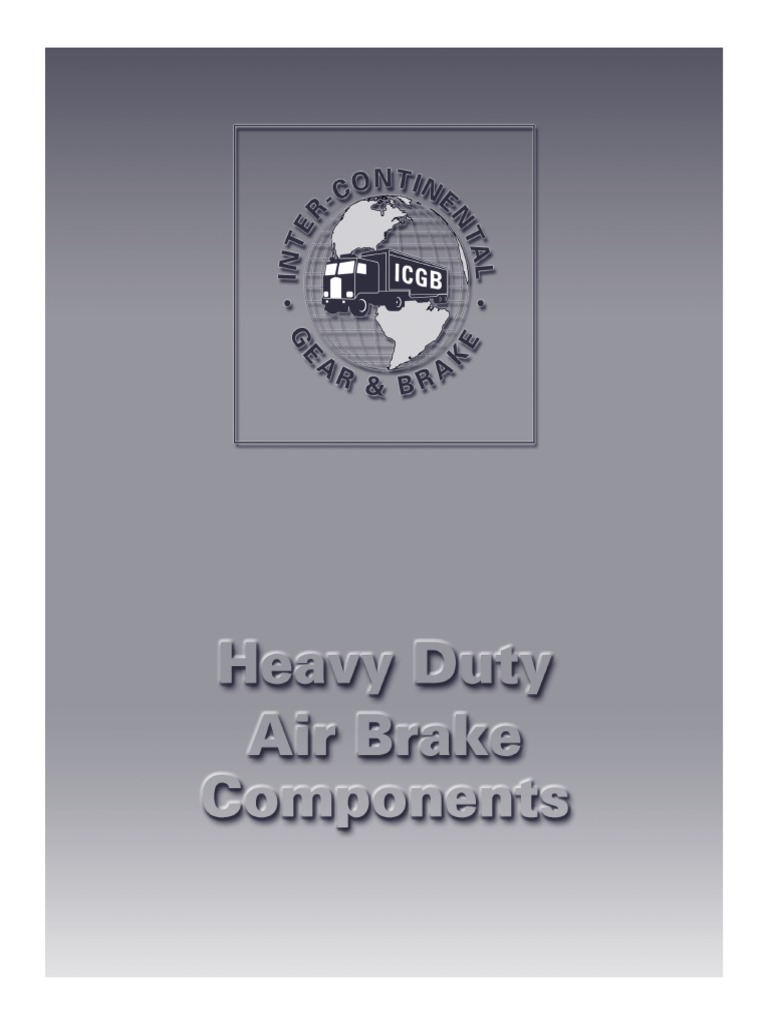 Heavy Duty Air Brake Components Catalogue | PDF | Valve | Machines