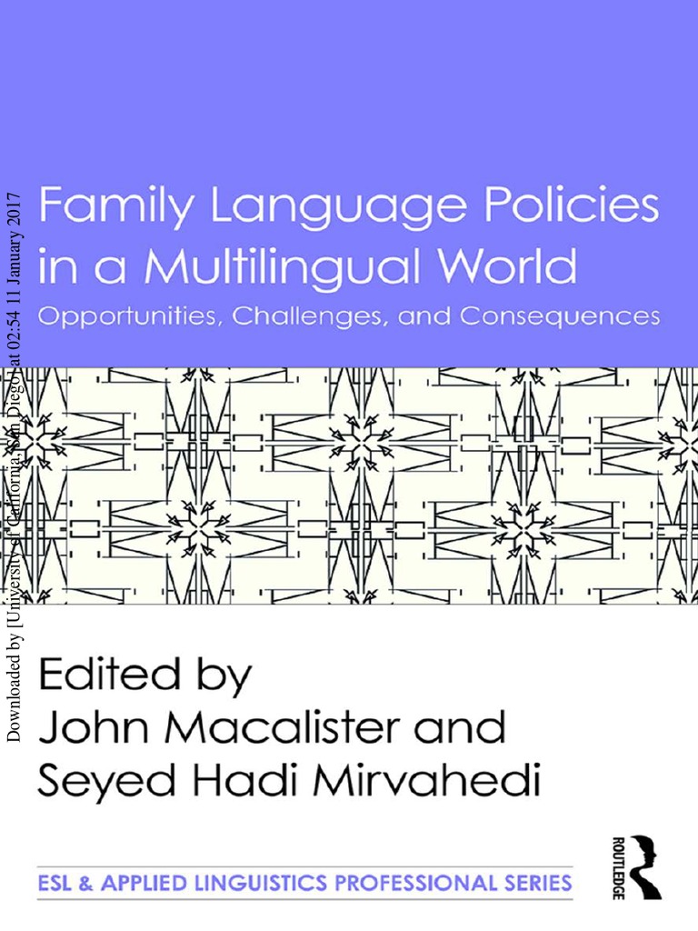 Family Language Policies in A Multilingual Wor | PDF | English As A Second Or Foreign Language ...