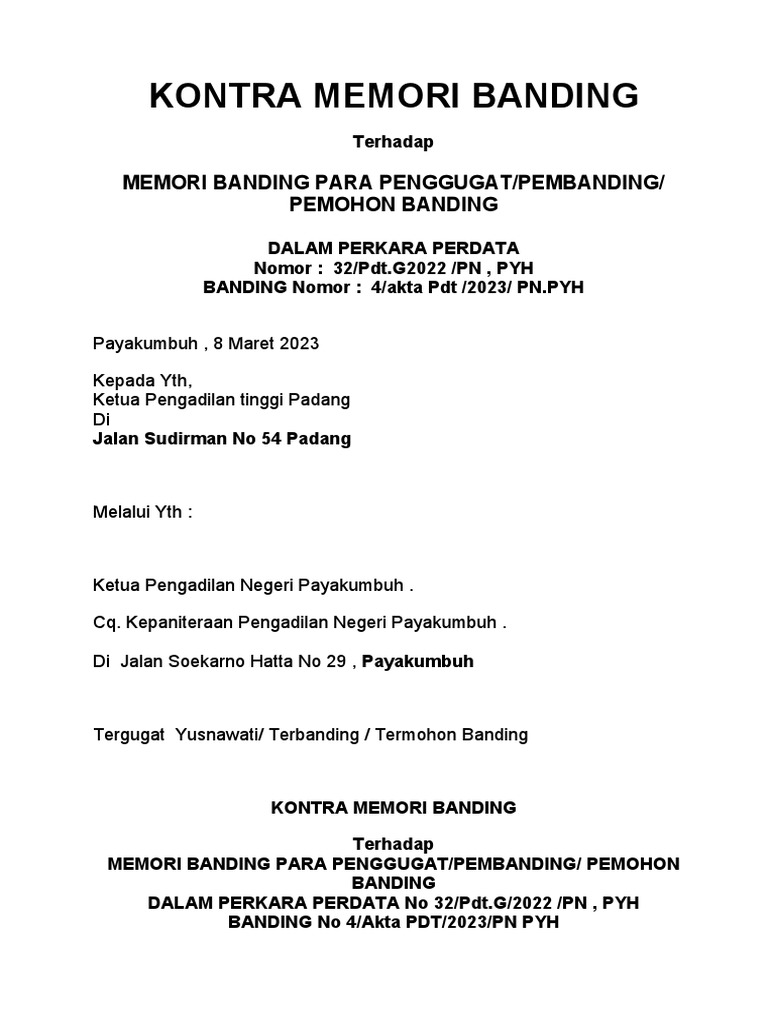 Kontra Memori Banding | PDF