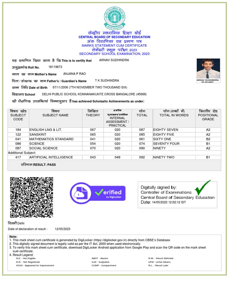 In Gov cbse-SSCER-181196732023 | PDF