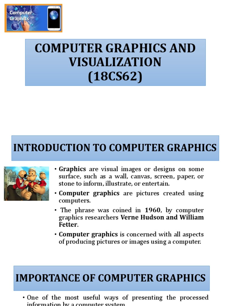 Cg 18cs62 Module1 Pdf Computer Graphics Computer Monitor