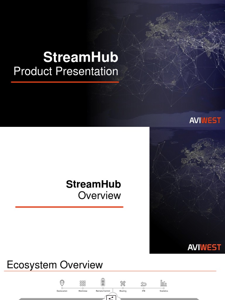 20211119 - AVIWEST - StreamHub Product Presentation | PDF | Cloud ...