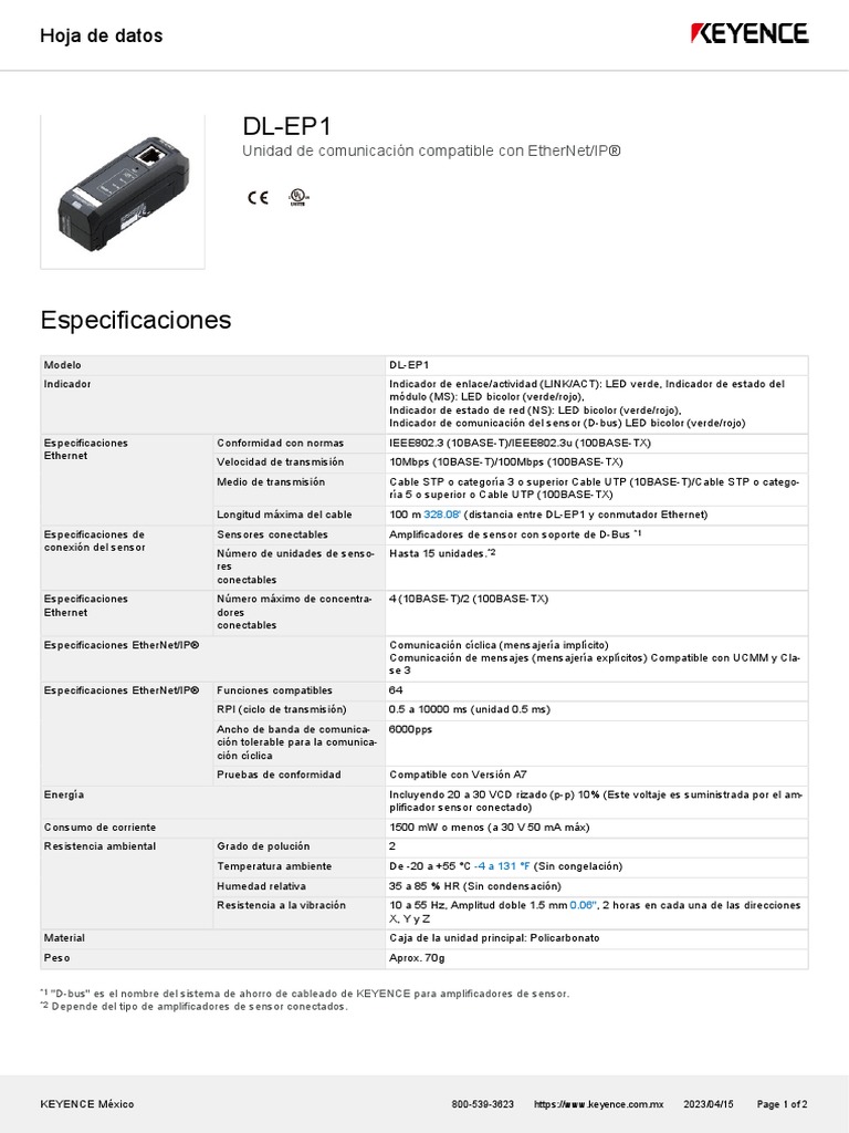 DL-EP1 Datasheet | PDF | Diodo emisor de luz | Ingenieria Eléctrica