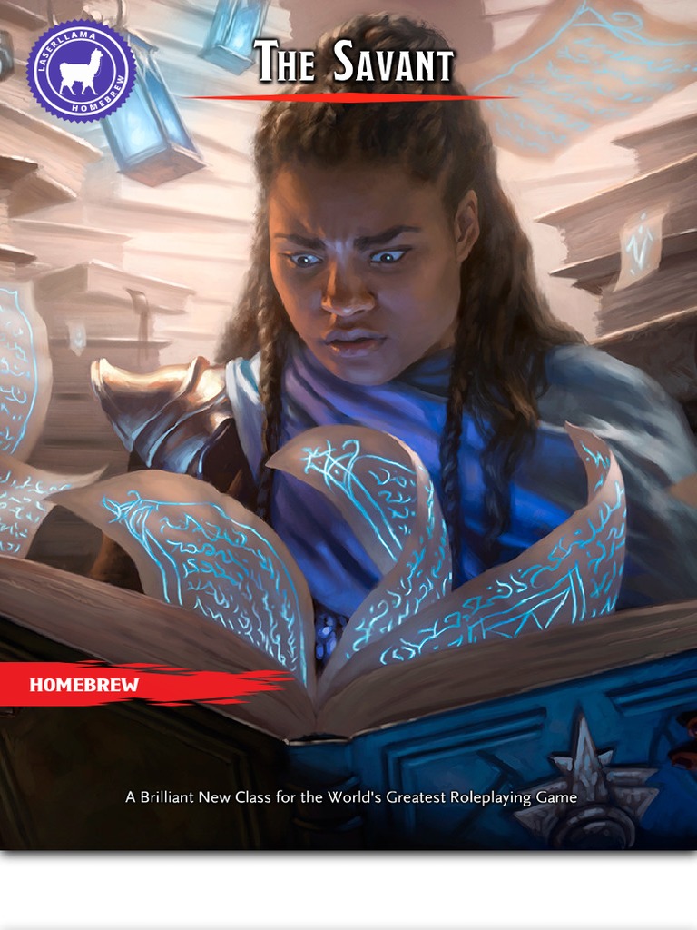 The Savant Class - GM Binder | PDF