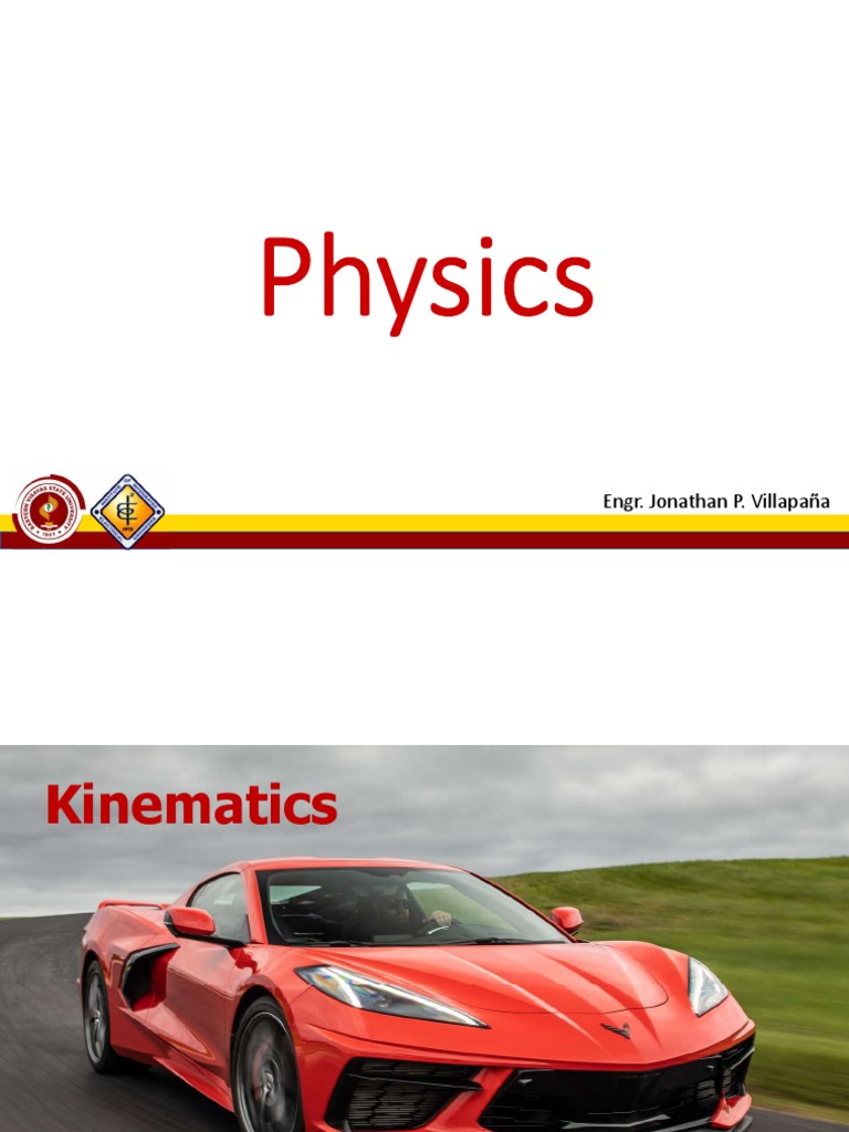 Lesson 2_Kinematics part 1 | PDF | Velocity | Kinematics