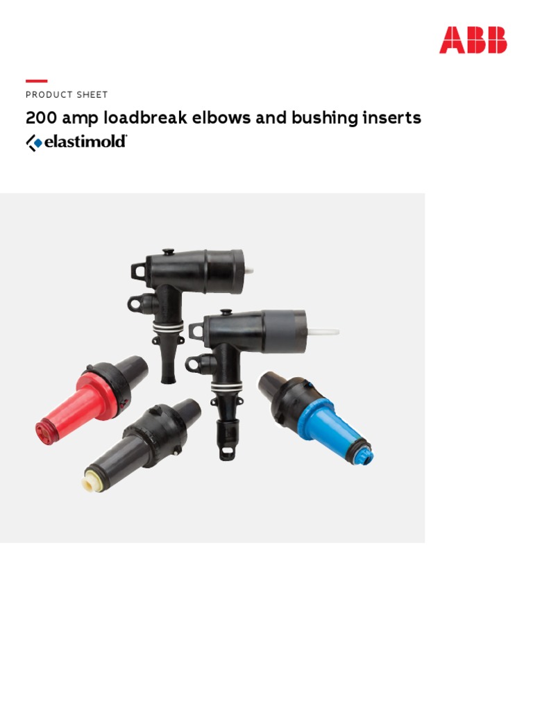 7tkk000083_em 200a Lb Elbow Inserts Ps_dgt | PDF | Electric Power | Electrical Engineering