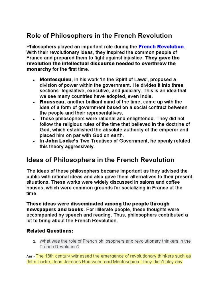 history imaginary interview | PDF | John Locke | Jean Jacques Rousseau