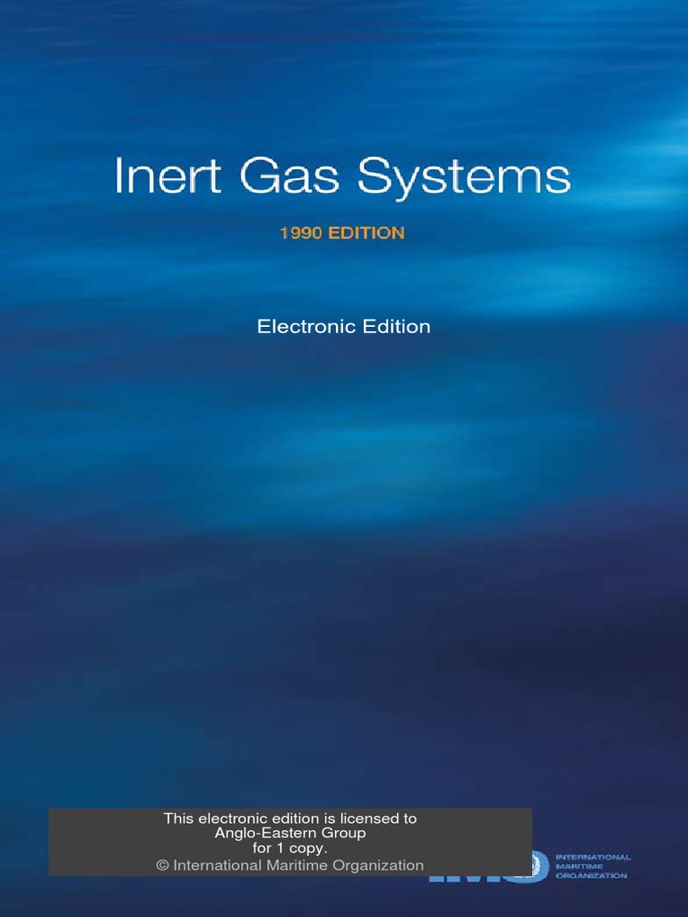Inert Gas Systems, 1990 Edition | PDF