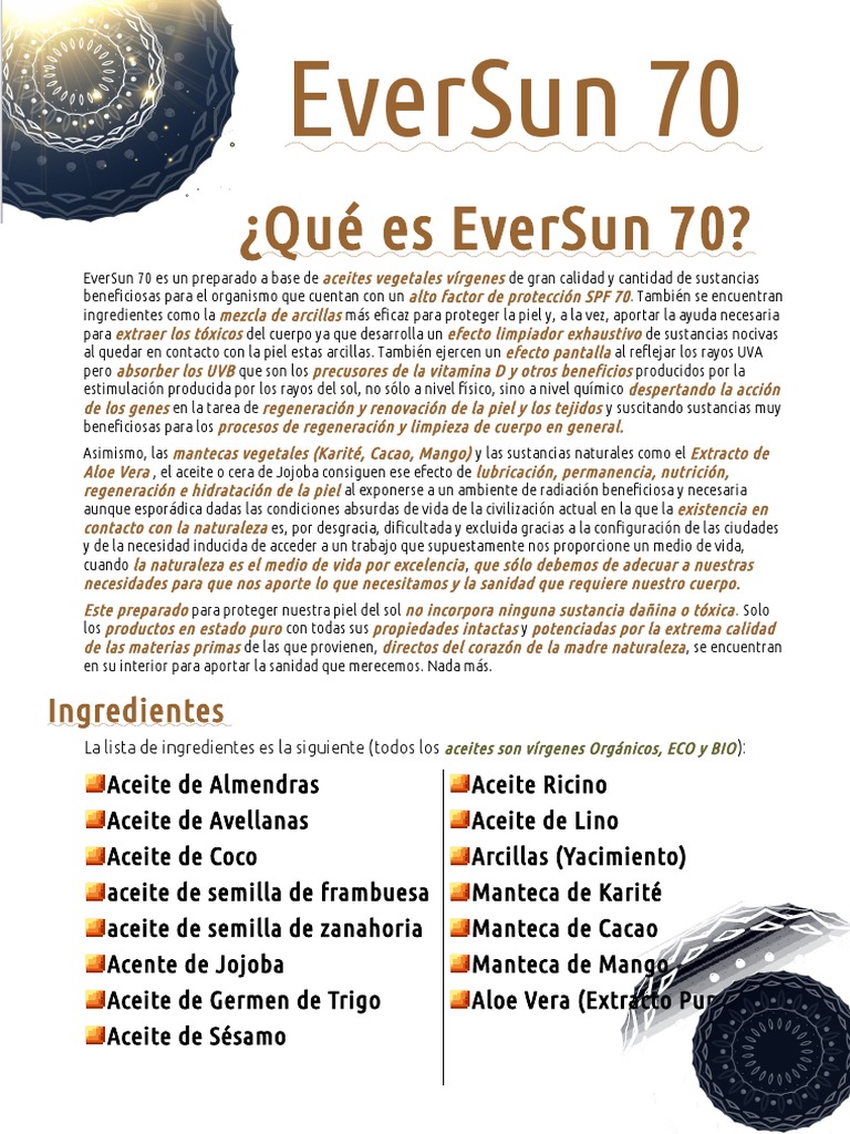 EverSun 70 | PDF | Petróleo | Antioxidante