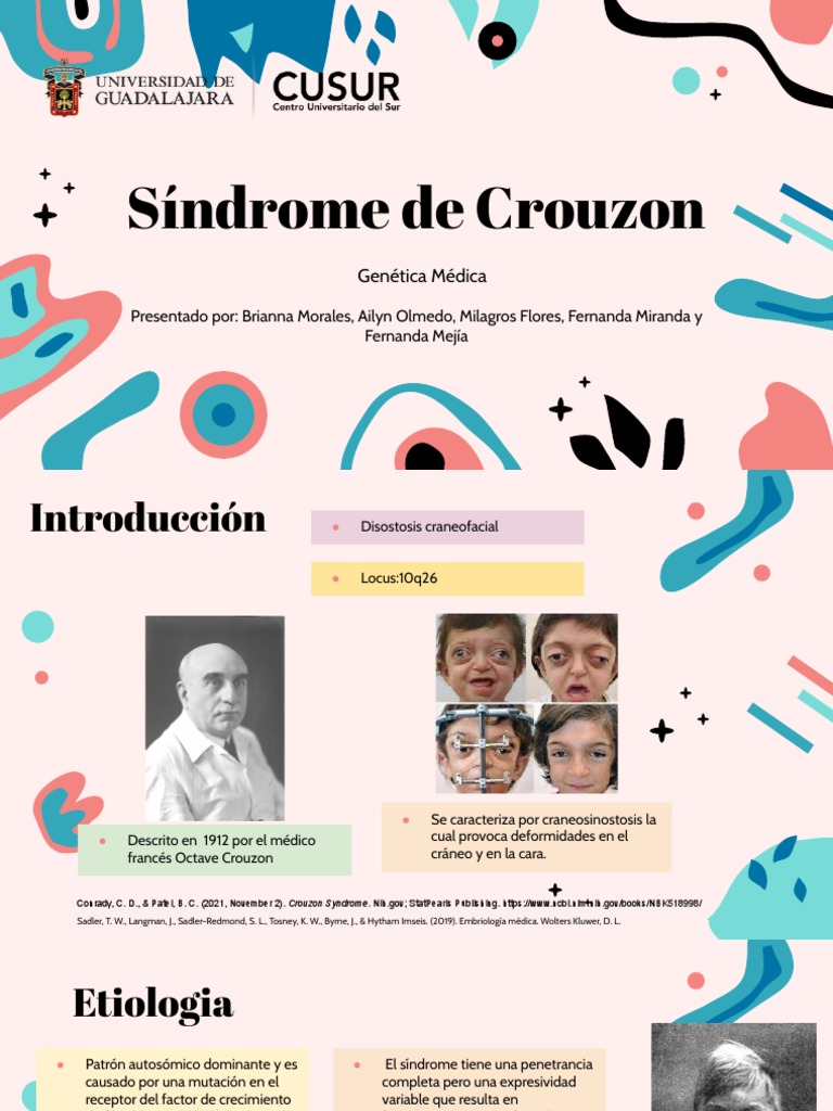Síndrome de Crouzon | PDF | Especialidades Medicas | Enfermedades y ...