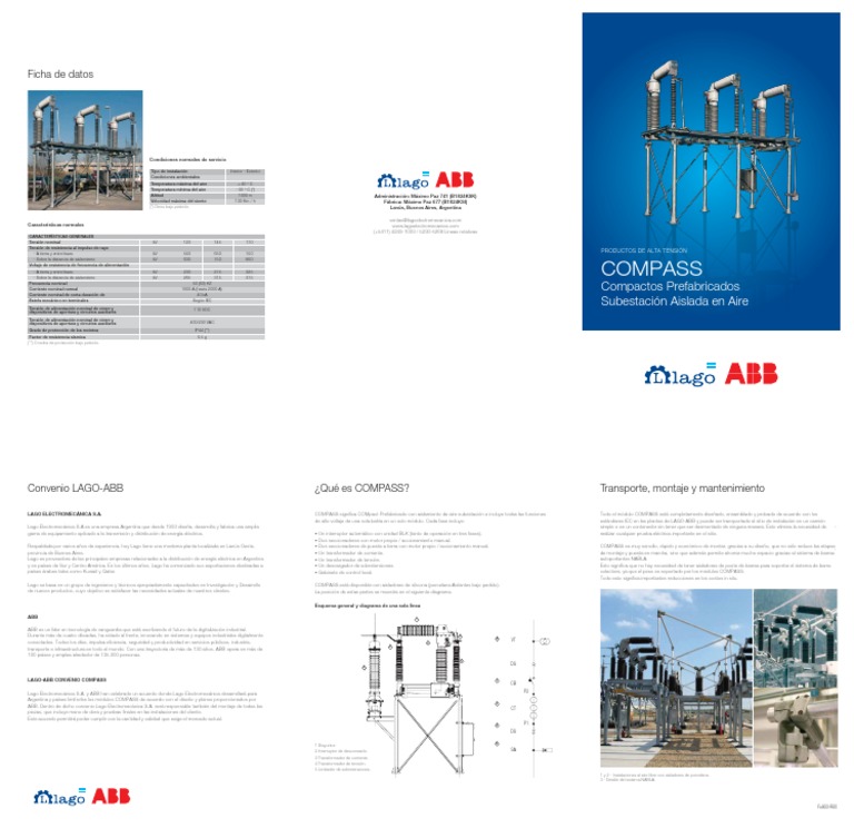 Abb Compass Triptico | PDF | Ingenieria Eléctrica | Aislador (Electricidad)