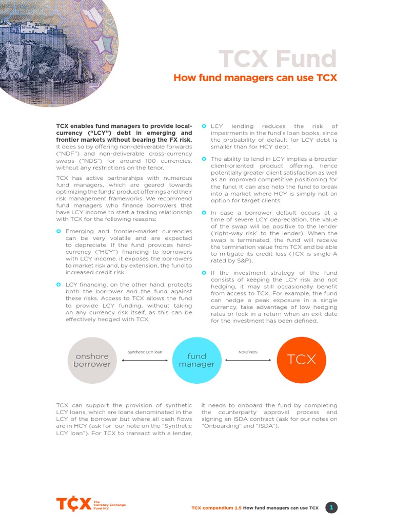 TCX Compendium 1.5-How Funds Can Use TCX | PDF | Financial Risk | Loans