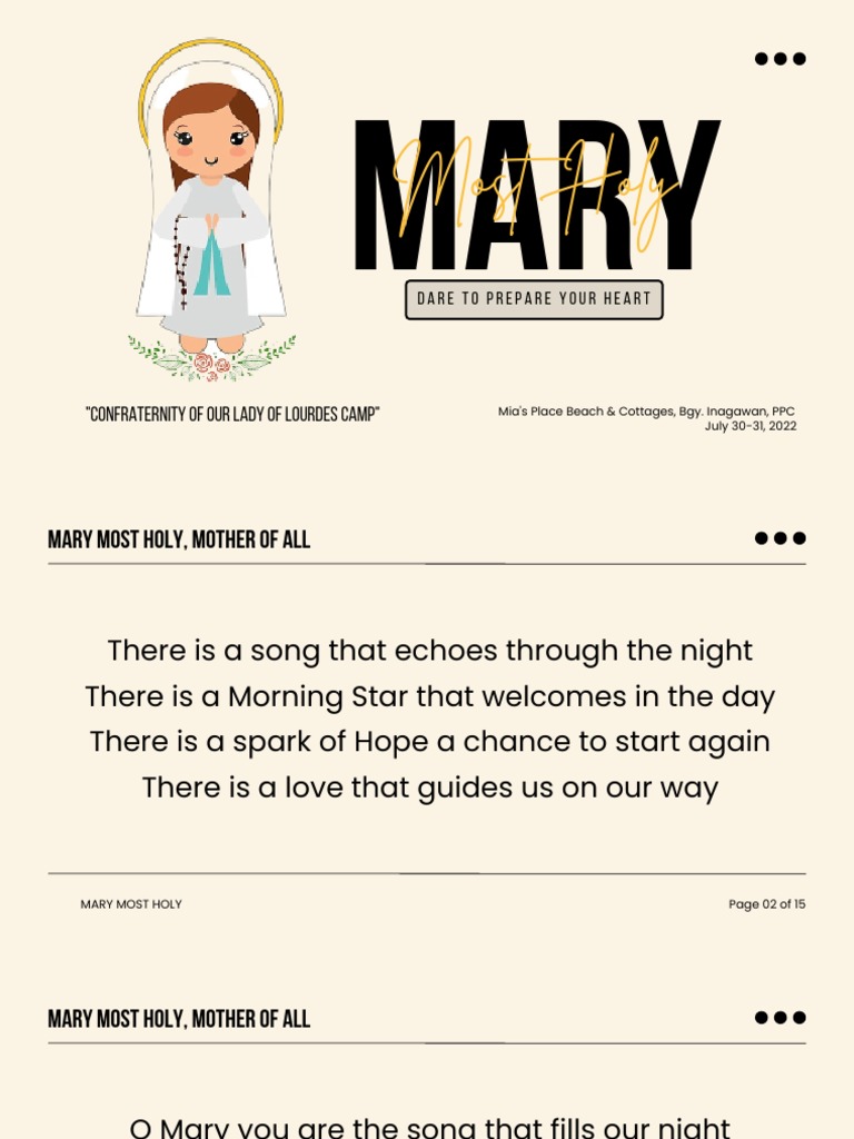 Mother Mary | PDF | Religion & Spirituality