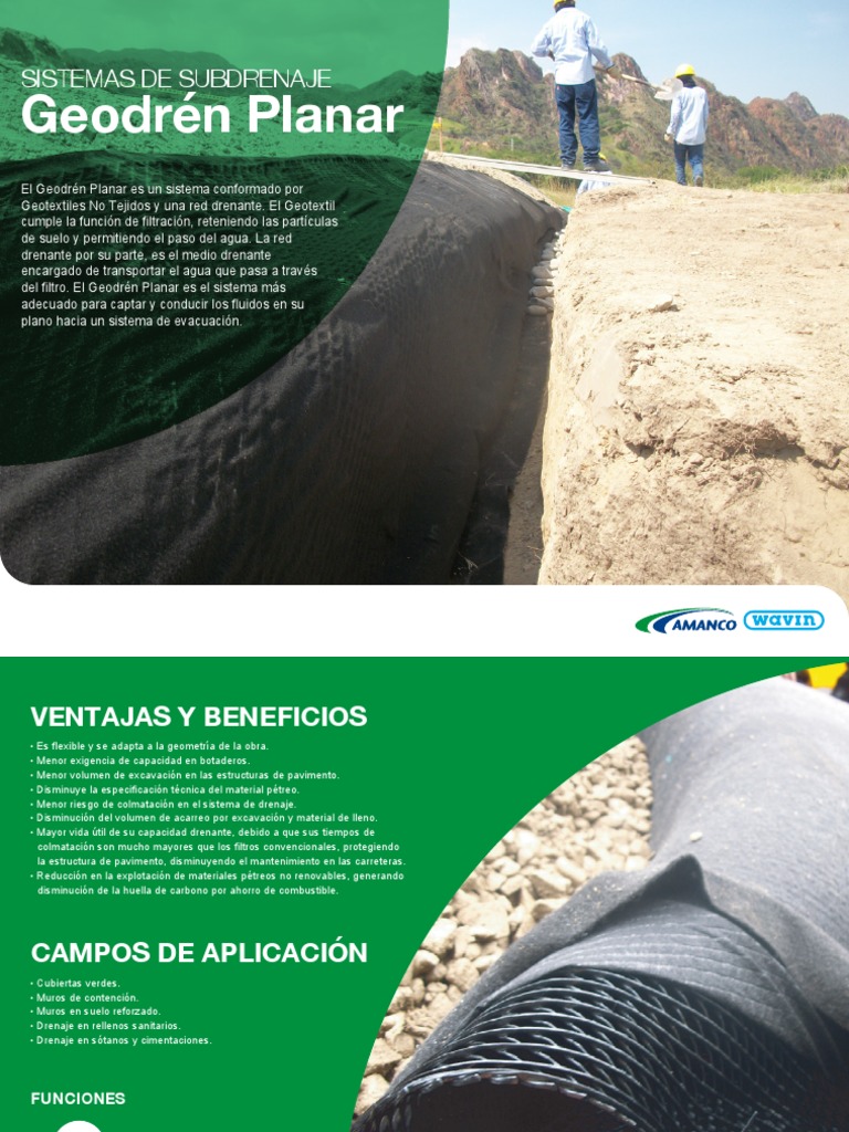 AMANCO-Geodren-Planar_FT2021 | PDF