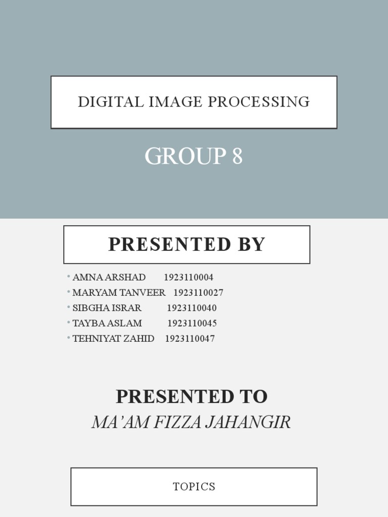 Digital Image Processing | PDF | Image Segmentation | Digital Signal Processing