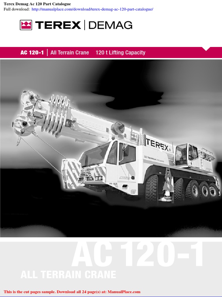 Catalogue de la grue AC 120-1 | PDF