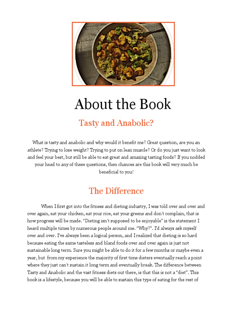 Tasty and Anabolic Diet Cookbook | PDF | Pancake | Pasta