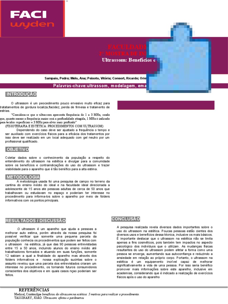 Ultrassom Estético: Benefícios e Riscos | PDF | Ultrassom | Estética