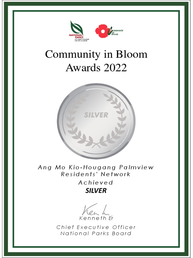 Community in Bloom: Silver Award | PDF