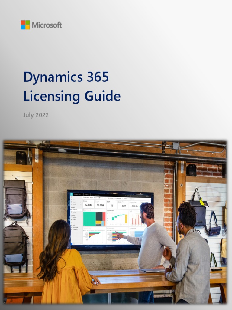 Dynamics 365 Licensing Guide - July 2022 | PDF | Business | E Commerce