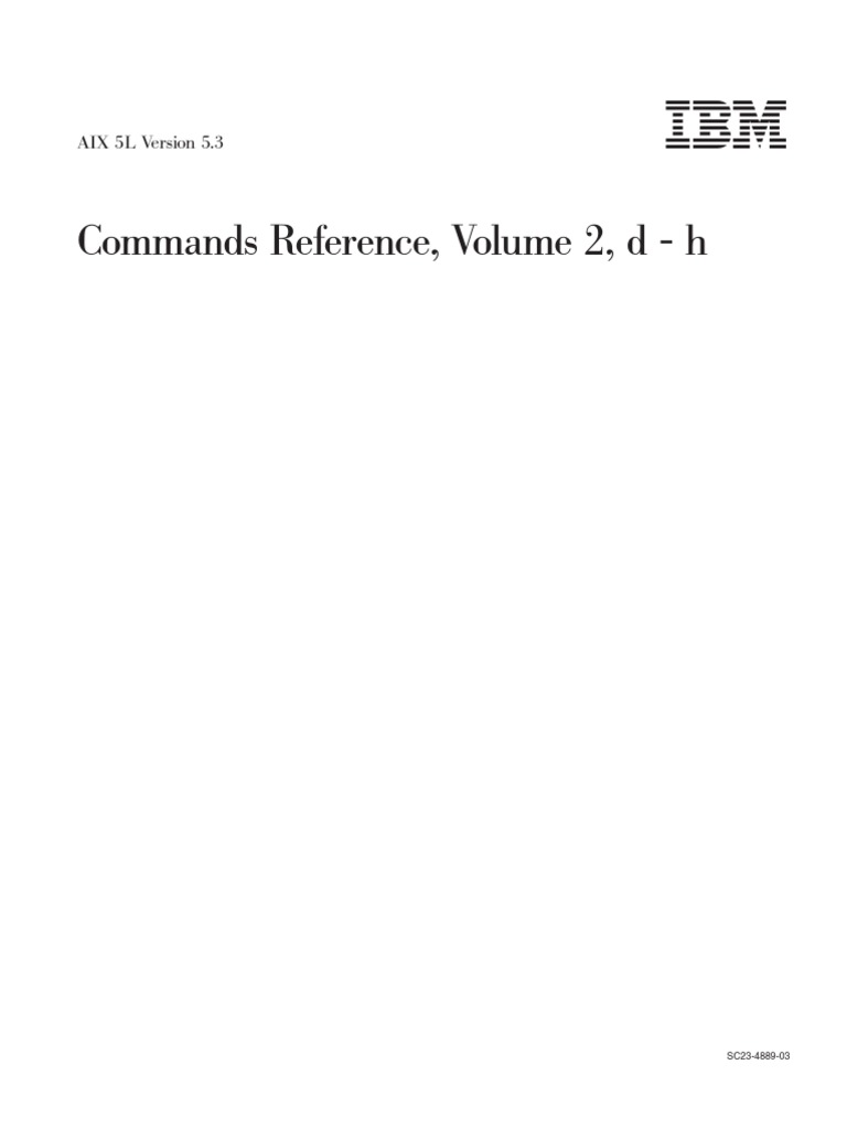 AIX Commands 2 | PDF | Command Line Interface | Subroutine