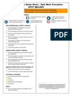 Safe Work Procedure Template Guide | PDF
