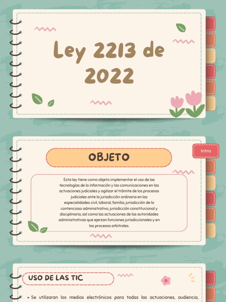Ley 2213 de 2022 | PDF | Demanda judicial | Apelación