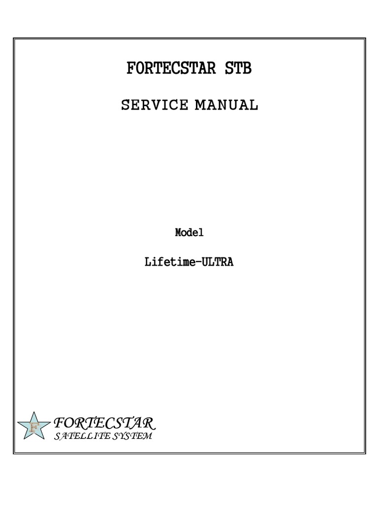 Receptor Satélite Fortecstar Lifetime Ultra | PDF | Digital To Analog ...