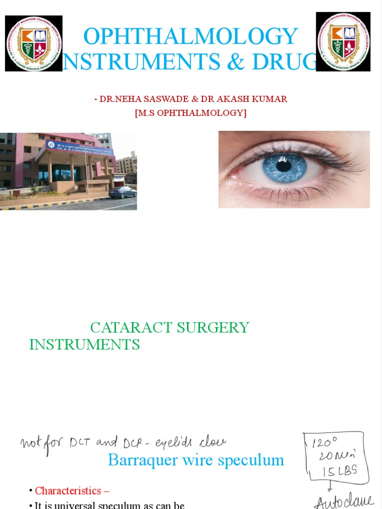 Instrument - Ophthalmology | PDF | Glasses | Ophthalmology