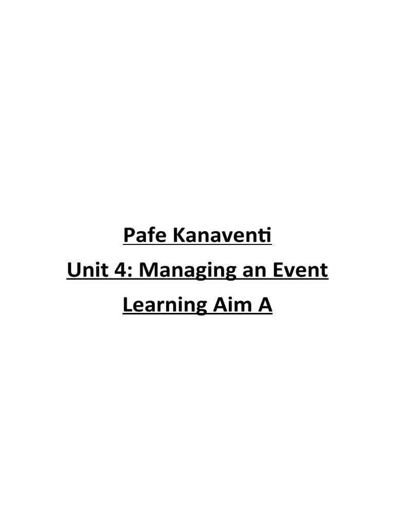 BTEC Business Unit 4 Learning Aim A | Download Free PDF | Negotiation | Communication