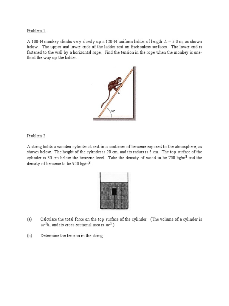 Sample Final Exam Problems | PDF | Oscillation | Pendulum