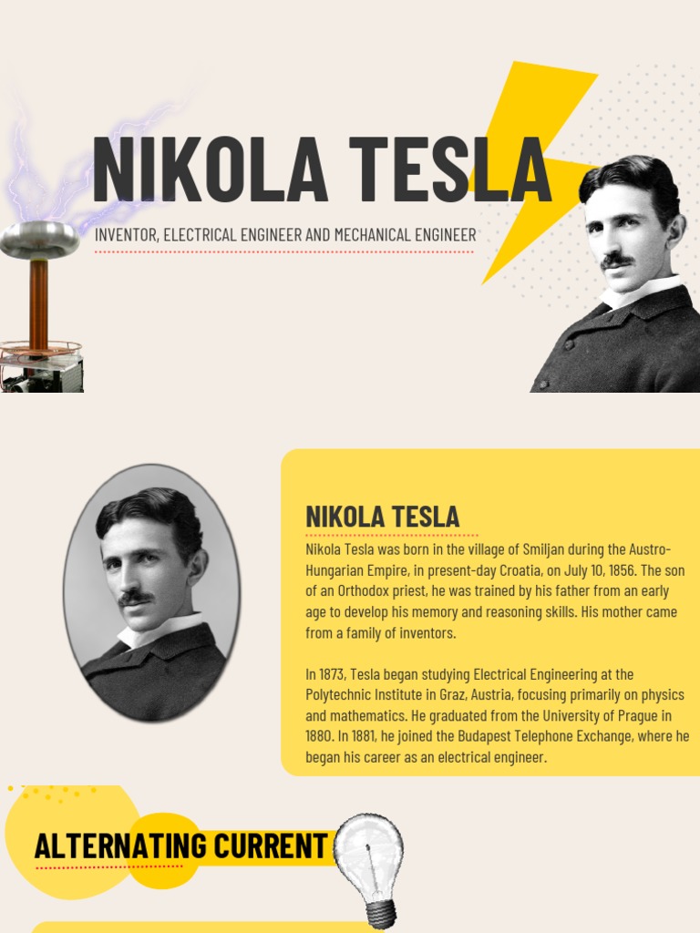 Nikola Tesla | PDF | Nikola Tesla | Alternating Current