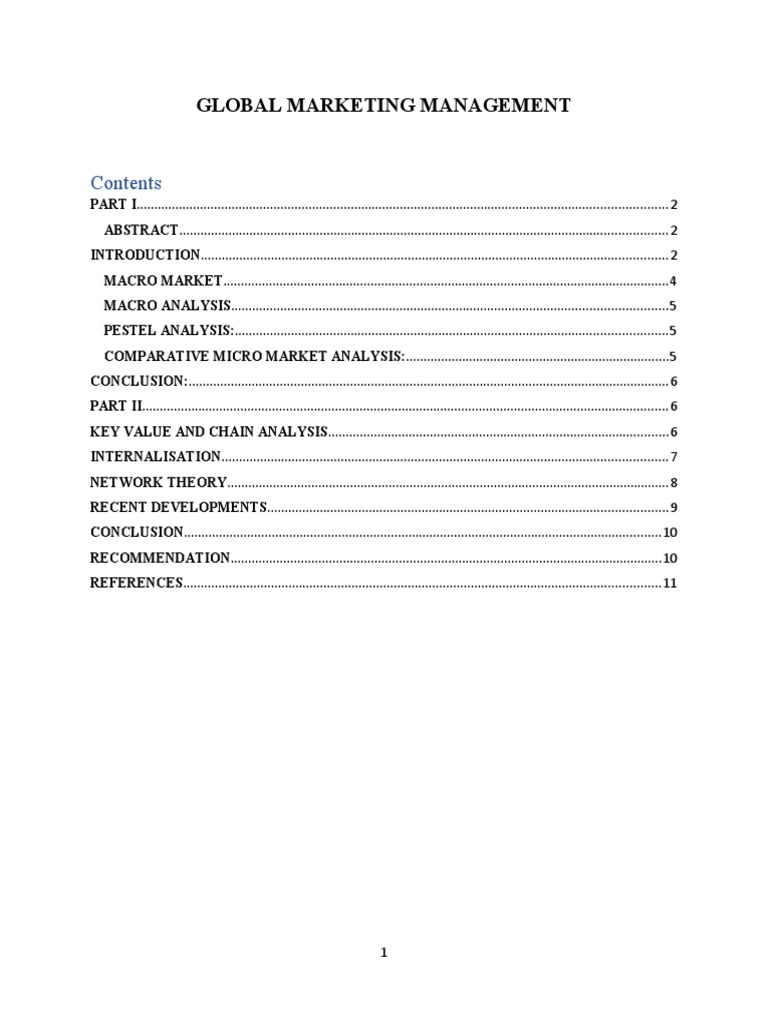Analysis 1 1 | PDF | Marketing | Market (Economics)