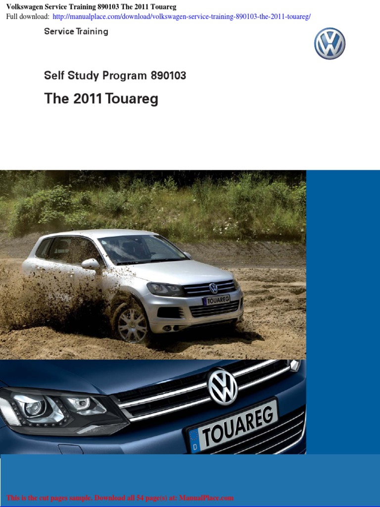 Volkswagen Service Training 890103 The 2011 Touareg | PDF | Trademark ...
