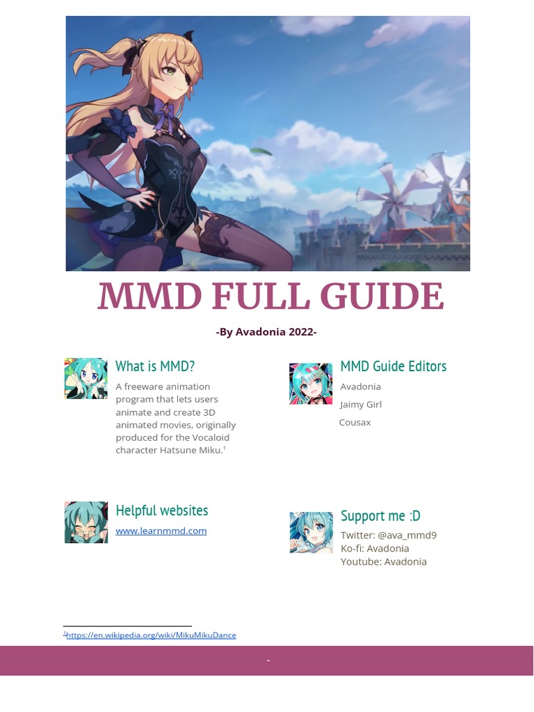 MMD Full Guide | PDF | Software | Software Development