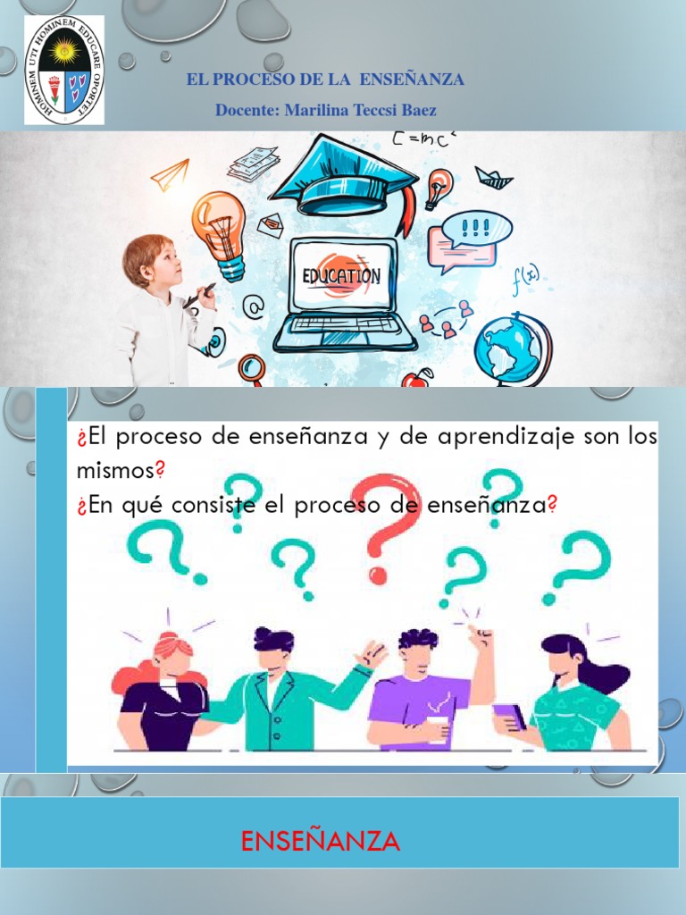 Dimensiones del Proceso de Enseñanza | PDF | Enseñando | Aprendizaje