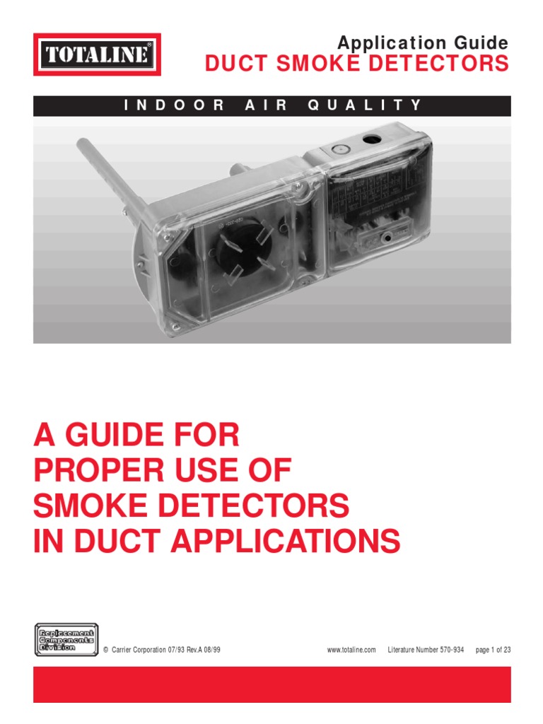 Smoke Sensor in AHU | PDF | Duct (Flow) | Hvac