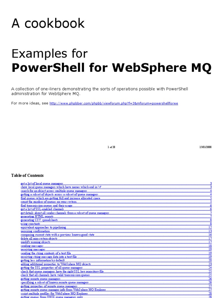 Powershellcookbook | PDF | System Software | Computing