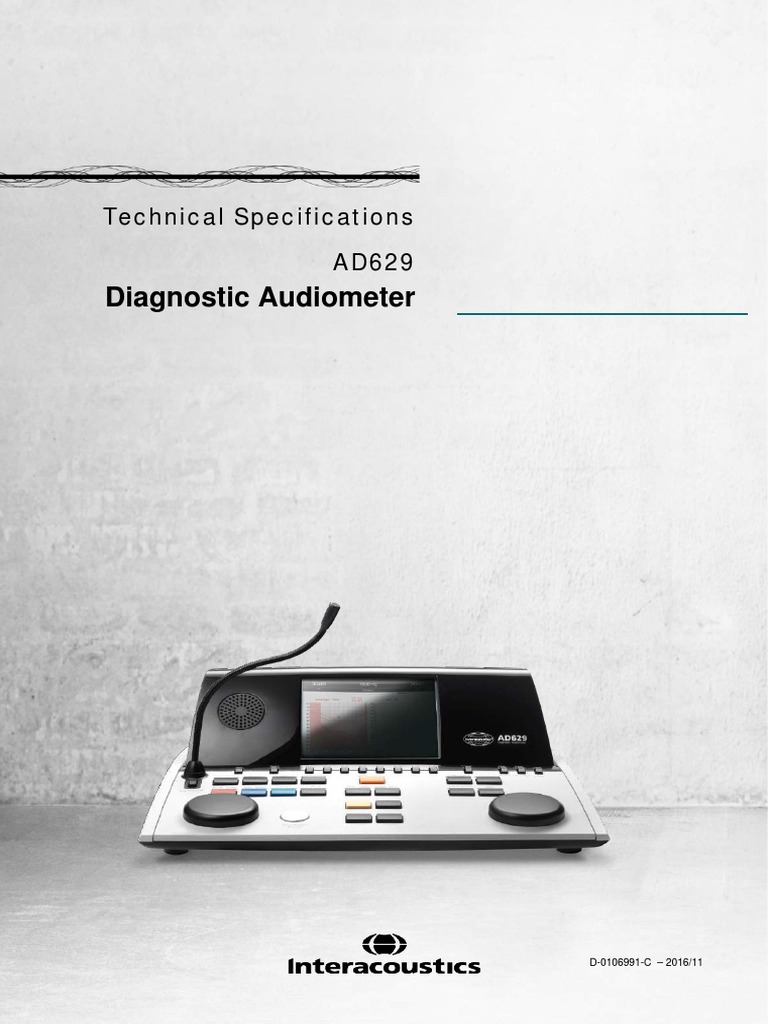 technical_specification_ad629 | PDF | Decibel | Headphones