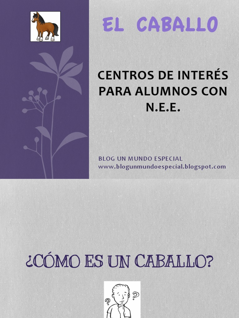 El Caballo | PDF | Caballos | Animales domesticados
