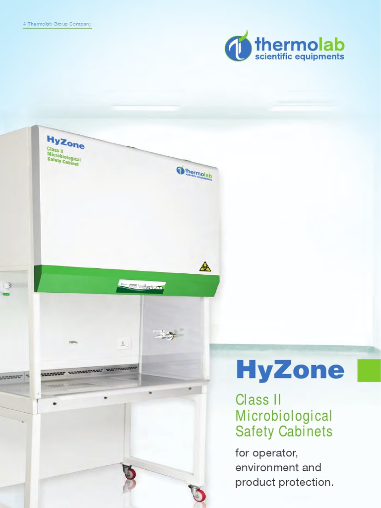 HyZone Class II Safety Cabinets Overview | PDF