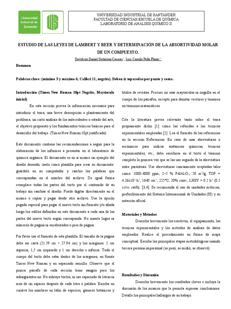 Formato IEEE | PDF | Ciencias fisicas