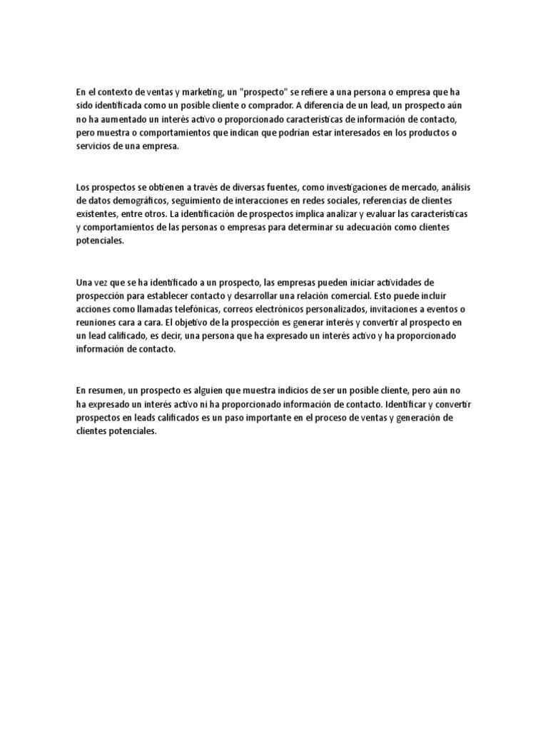 Prospecto | PDF