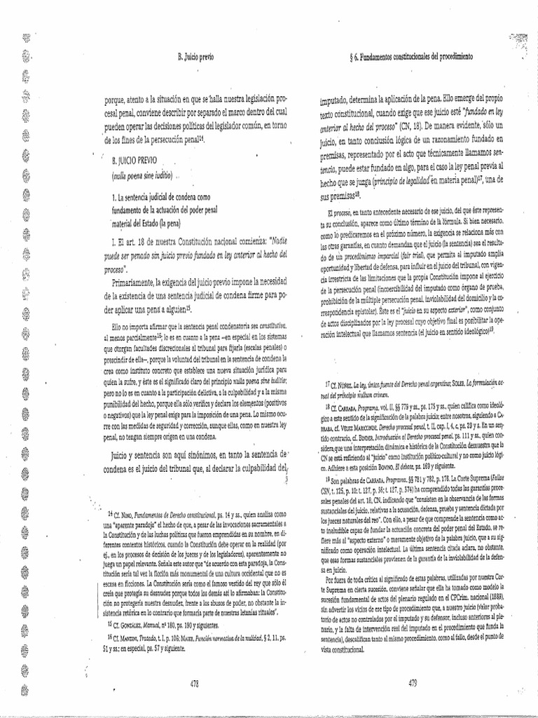 1 MAIER. Juicio Previo | PDF