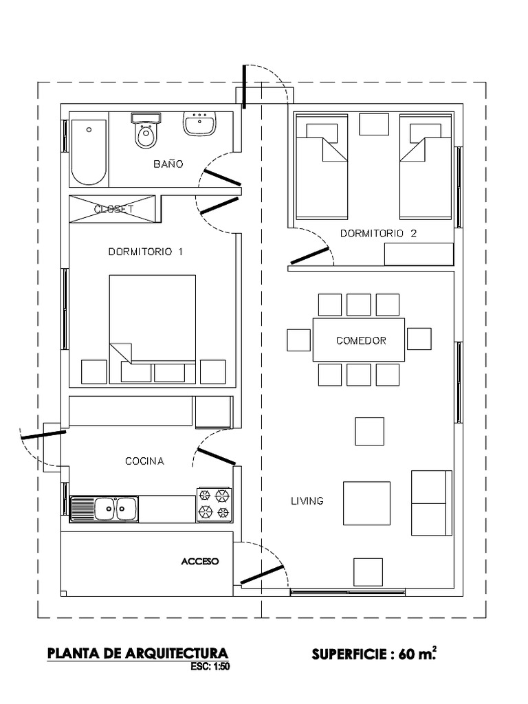 Planta 1 Model Pdf Planta De Arquitectura Pdf