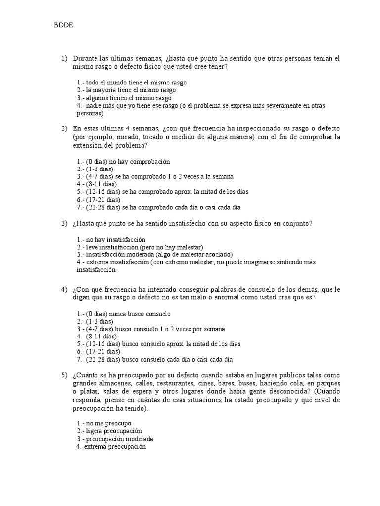 Bdde Test - TDC | PDF