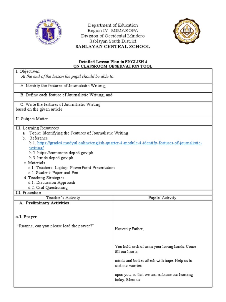 Cot 2 - 4TH Quarter | PDF | Learning | Cognition