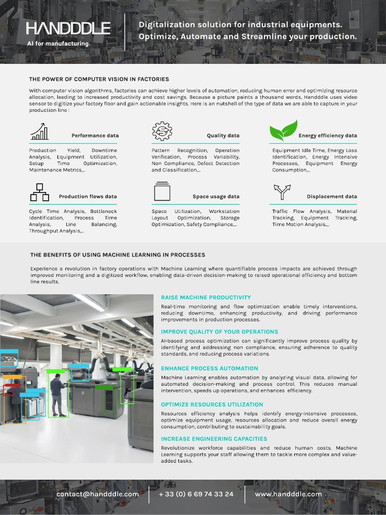 One Pager - Handddle Line | PDF | Automation | Artificial Intelligence