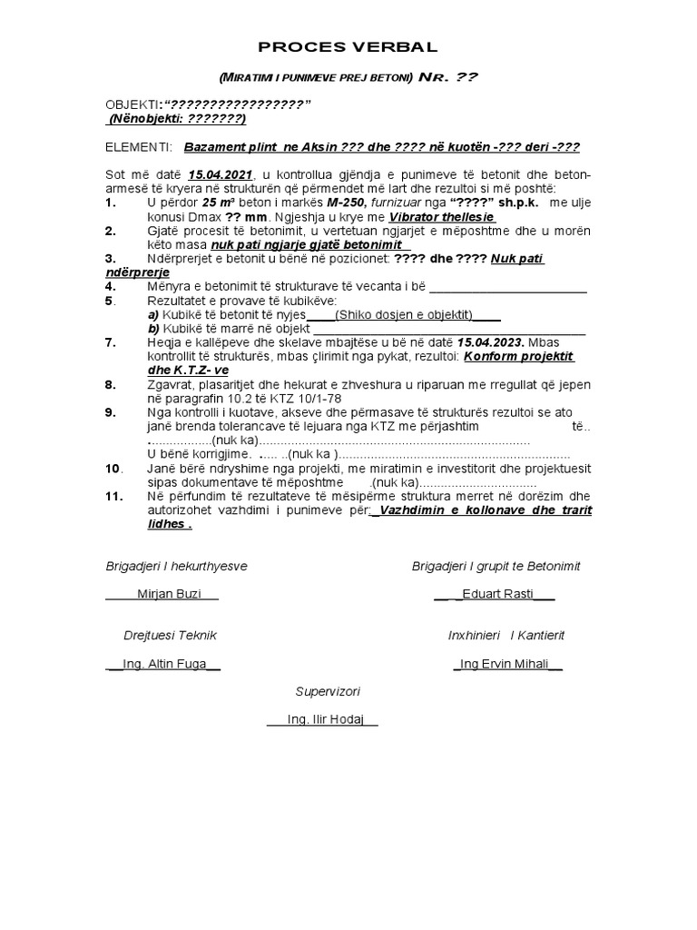 1b-Procesverbal Punime Te Maskuara Tipit 2plinta | PDF