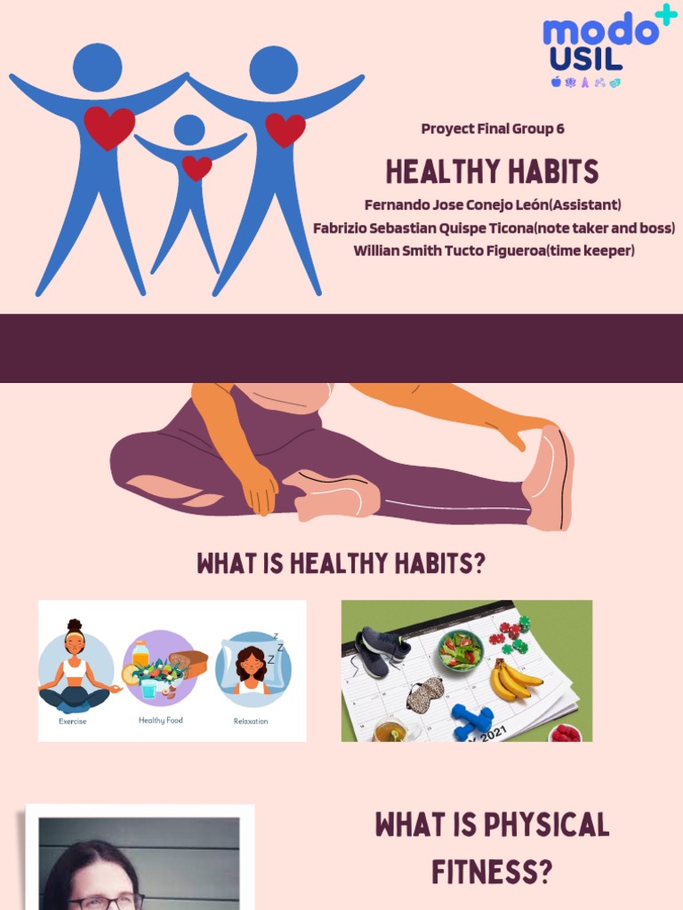 Beige and Purple Illustrated Physical Education Physical Fitness ...